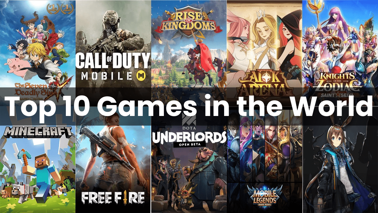 Top 10 Games in the World || Most Popular Games in the World